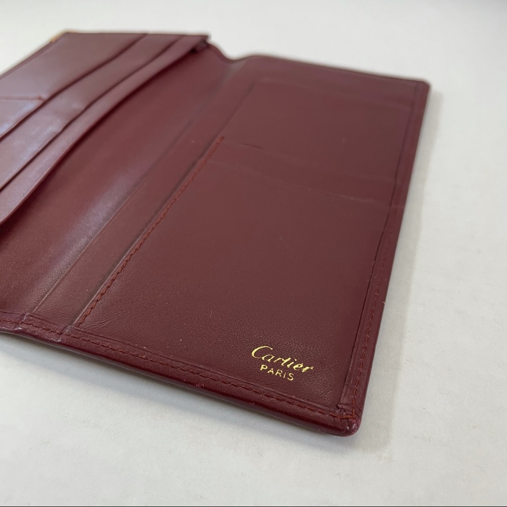 Cartier Paris Vintage Checkbook Long Wallet - Gem